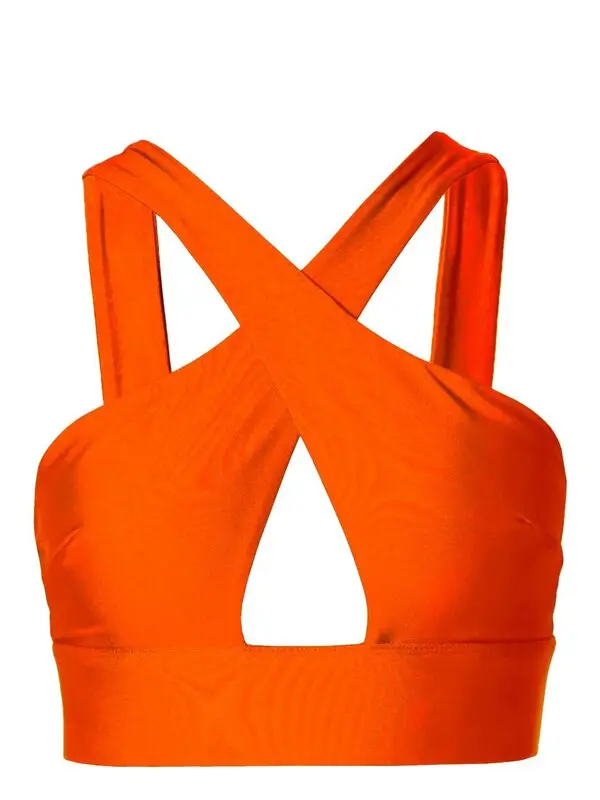 AGGI BY HALEWSKI Isla Neon Top - Orange