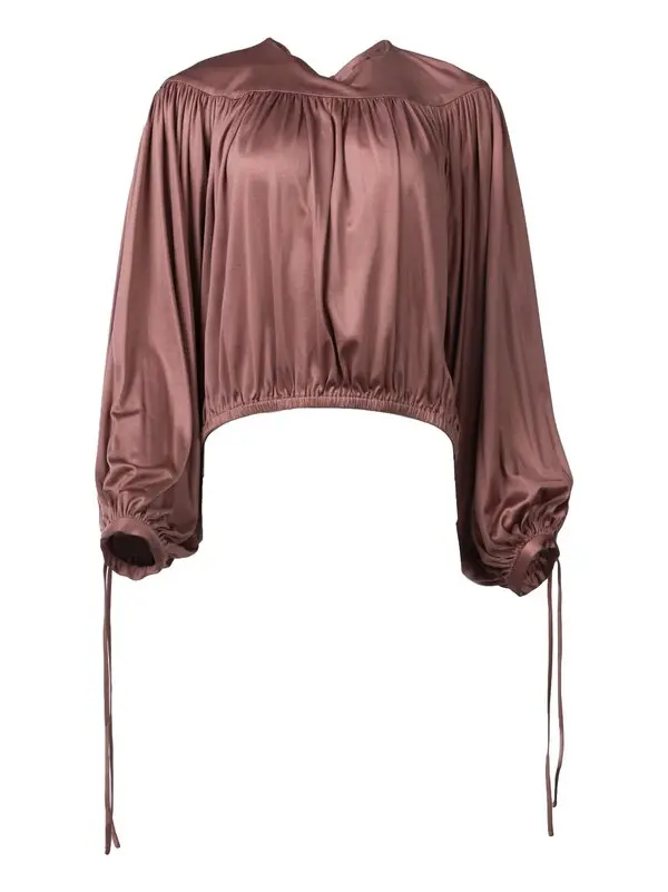 VIVIENNE PASH Hi-lo Yoke Blouse - Pink