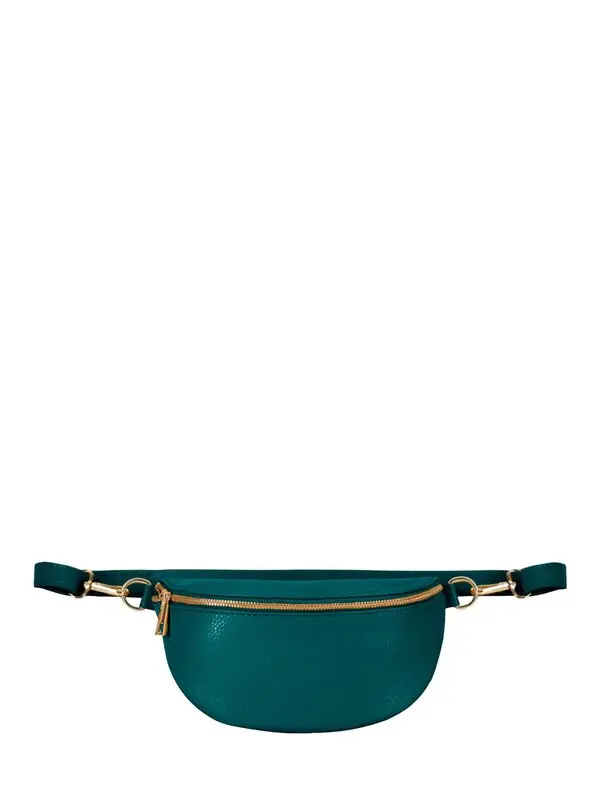 BETSY & FLOSS Zadar Crossbody And Waist Bag In Teal - Green