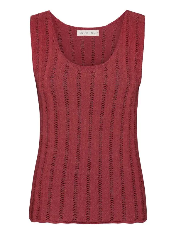 GROBUND Aase Tee The One In Rust - Red