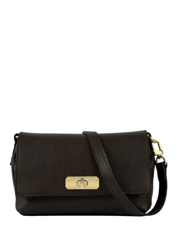 APATCHY LONDON The Maisie Midi Chocolate Leather Bag - Brown
