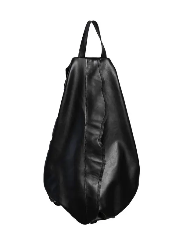 METAMORPHOZA Large Leather Backpack - Black