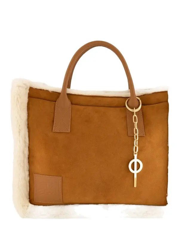 OTRERA Dali Fur Shoulder Bag - Brown