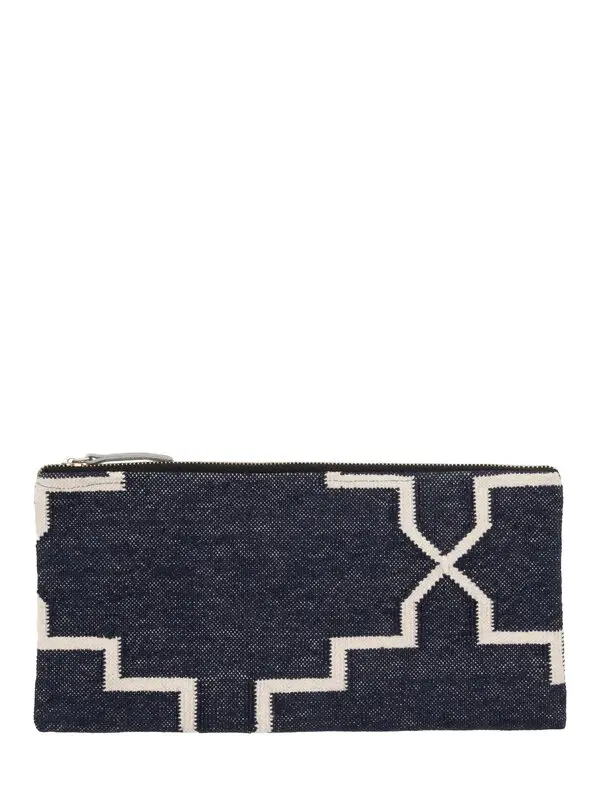 ANTRA DESIGNS Inca Clutch Bag Navy - Blue