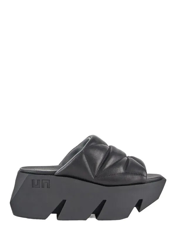 United Nude Bull Puffy Slide Sandals - Black