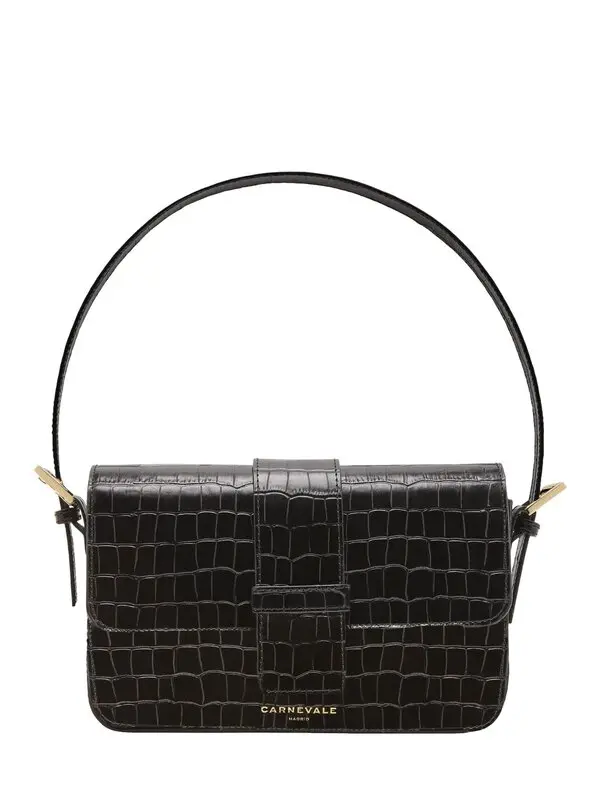 CARNEVALE Dalia Coco Baguette Bag - Black