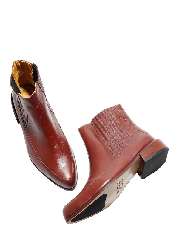 MAFALDA Cordelia Nutella Ankle Boots - Brown