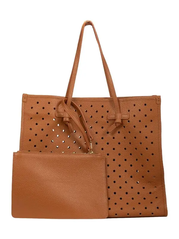 HAMEL ATELIER Mallorca Leather Tote Bag - Brown