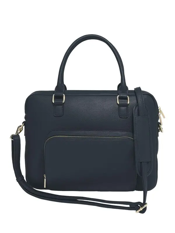 STACKERS Laptop Bag Pebble Navy - Blue