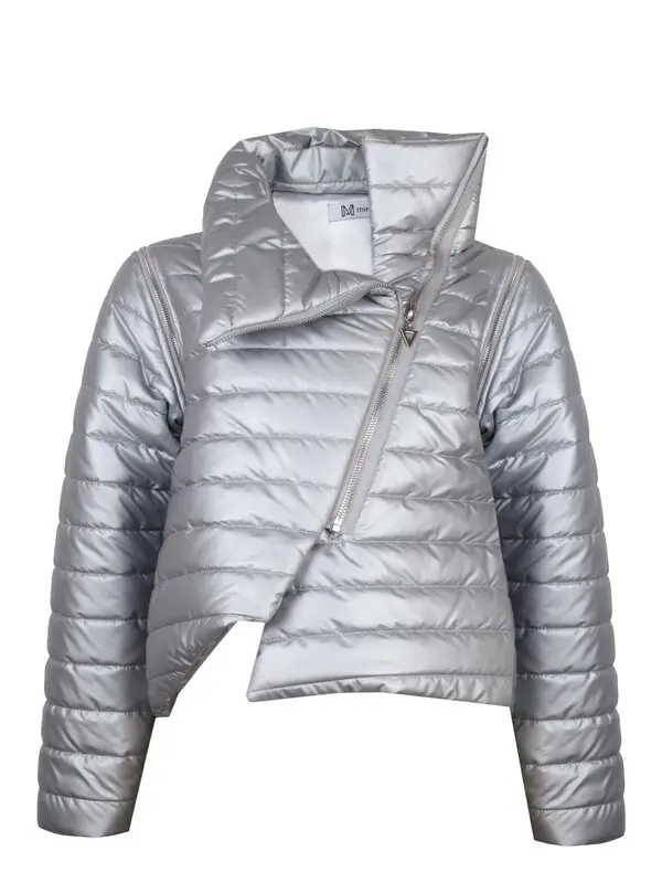 MIRIMALIST Tol Puff Coat - Silver