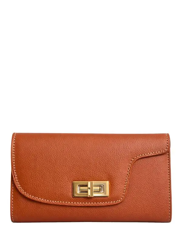 NEIGHTIV Saddle Flap Bag With Belt Loops - Brown