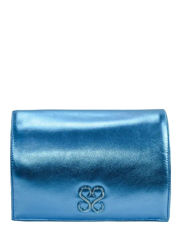 STESSA BY SARAH The Molly Luxe Clutch In Adriatic - Blue