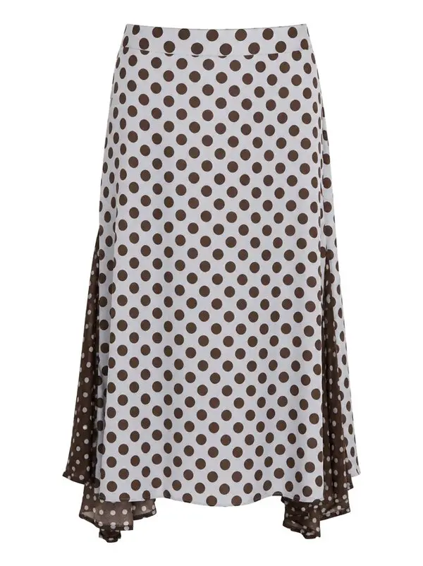Carmen Says New Polka Dot Skirt - Blue