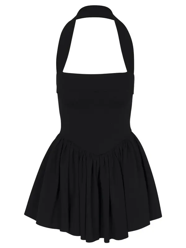 DELFI COLLECTIVE Megan Short Dress - Black