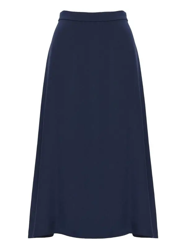 ETERNOIR Serena Midi Skirt - Blue