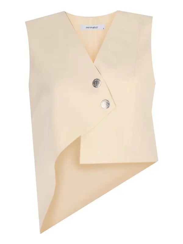 MIRIMALIST Neutrals Ixir Vest - Gray