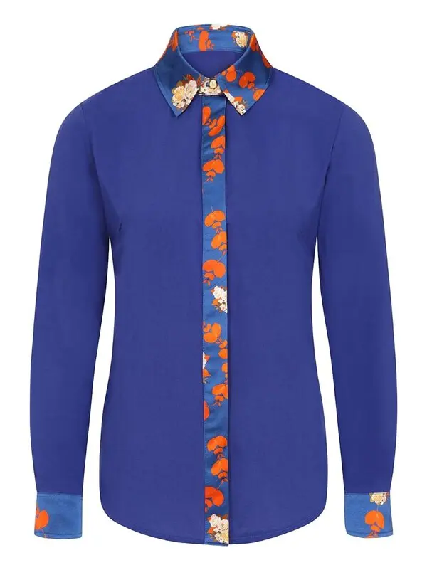 SOPHIE CAMERON DAVIES Royal Slim Shirt - Blue