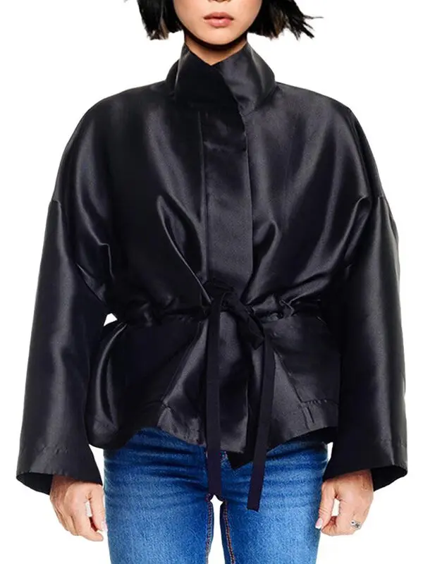 MAXJENNY Square Boxy Jacket - Black