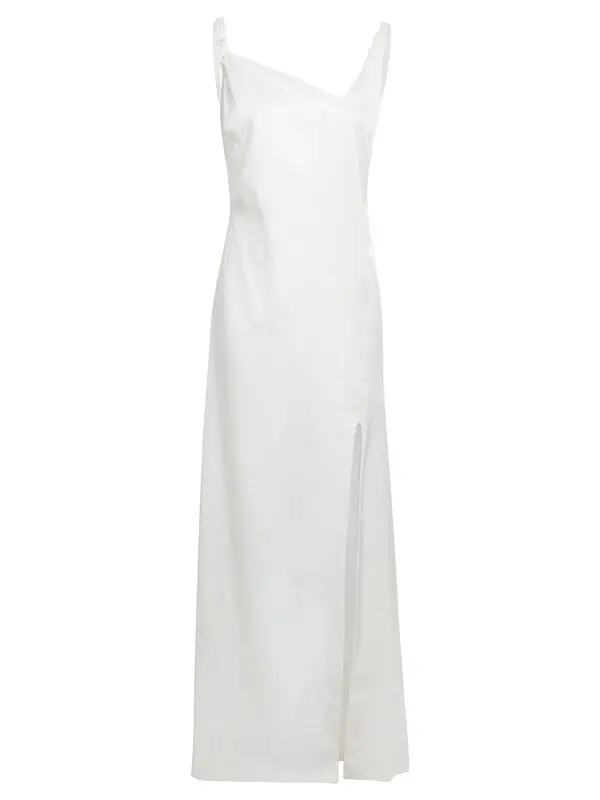 SARVIN Asymmetric Maxi Dress - White