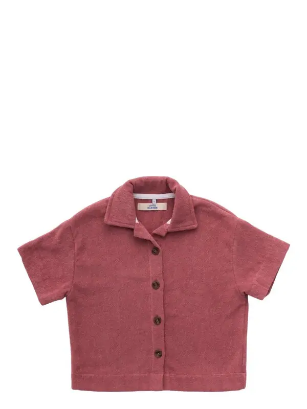 LITTLE MARINER Dusty Rose Terry Shirt - Pink
