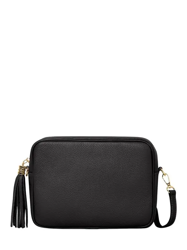 BETSY & FLOSS Modena Large Crossbody Tassel Bag - Black