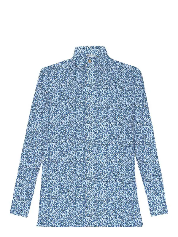 MY PAIR OF JEANS Blue / White / Black Jane Blue Printed Shirt - Blue/white/black