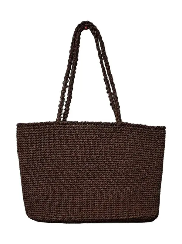 SPRINGMOONATELIER Handcrafted Tote Bag - Brown