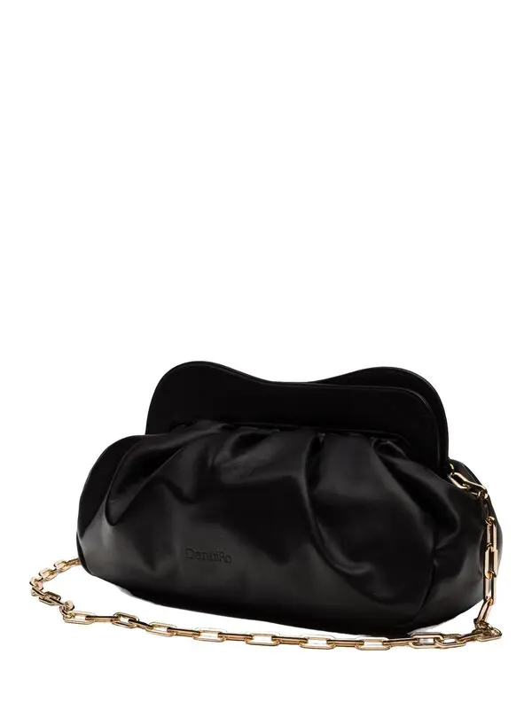 DANNI RO Lisbon Large Clutch - Black