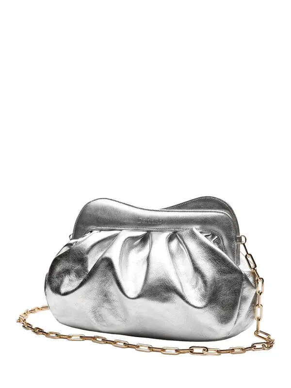 DANNI RO Lisbon Large Clutch - Silver