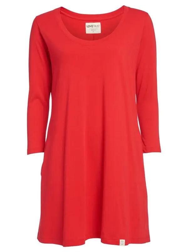 LOVETRUST Misa Tee Dress - Red