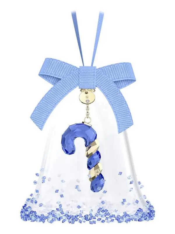 SWAROVSKI Holiday Cheers Dulcis Bell Ornament - Blue