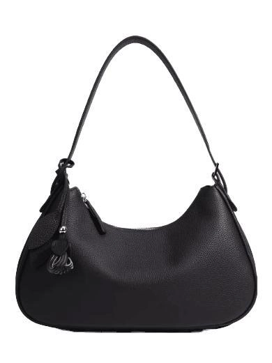 PRENELOVE New: Gaspe Genuine Leather Handbag - Black