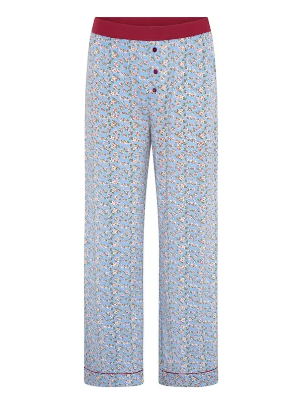 WILD LOVERS LONDON Edwina Pyjama Trousers - Blue
