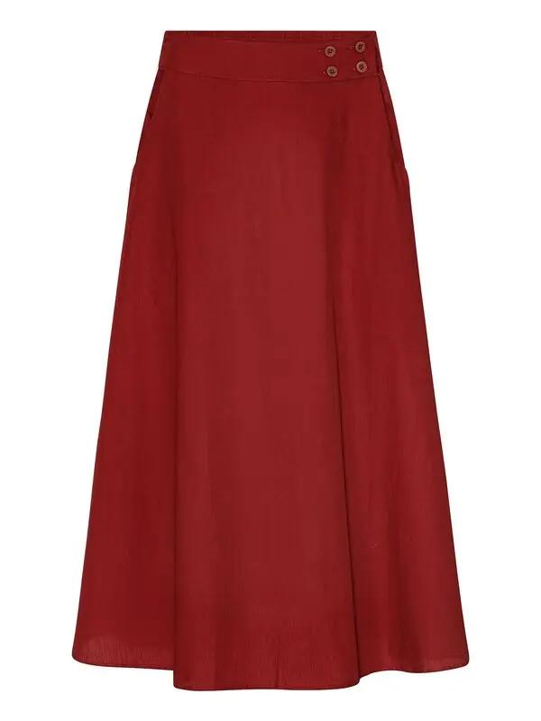 GROBUND Amelie Skirt The One In Wine - Red