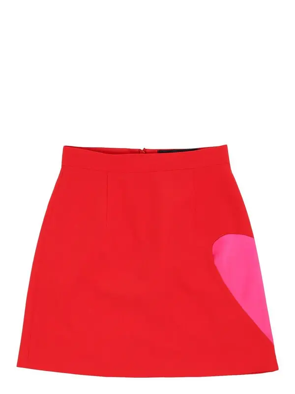 MADEBYZA Mini Heart Skirt - Red