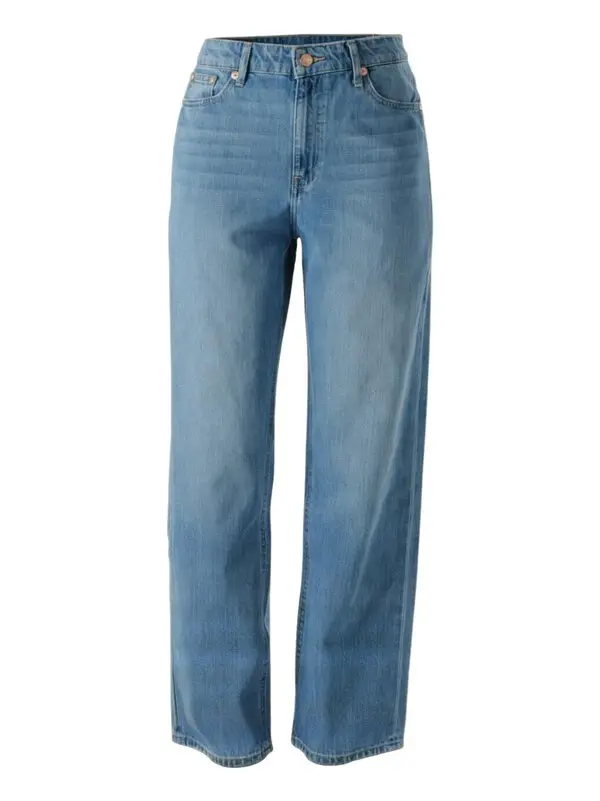HER & GLORY Adele Straight Leg Empire Fade - Blue