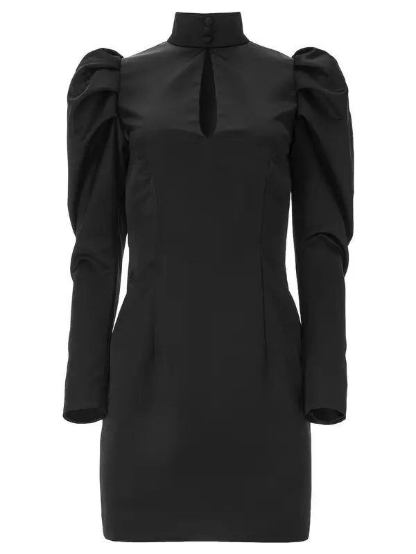 LITA COUTURE Icon Dress In Silk Blend - Black