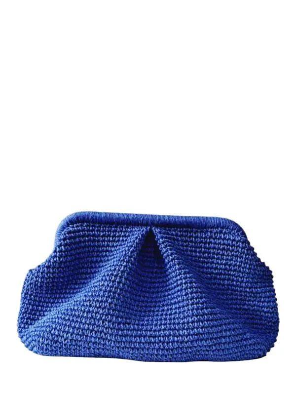SPRINGMOONATELIER Stylish Raffia Bag - Blue