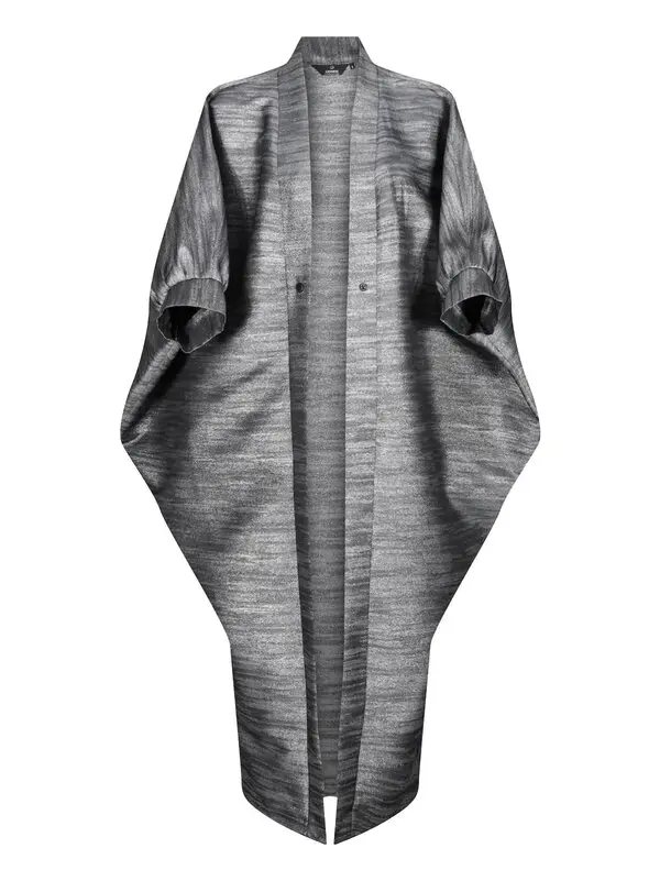 LIONESS BY TF Sand Storm Midi Kimono Jacket - Silver