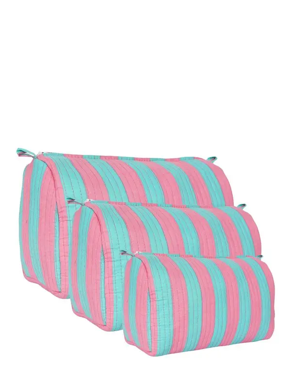 CYC The Striped Travel Set Pink And - Blue