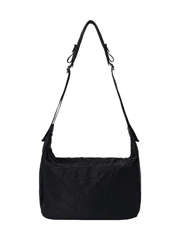 HAH ARCHIVE Ark Messenger Bag Crease - Black