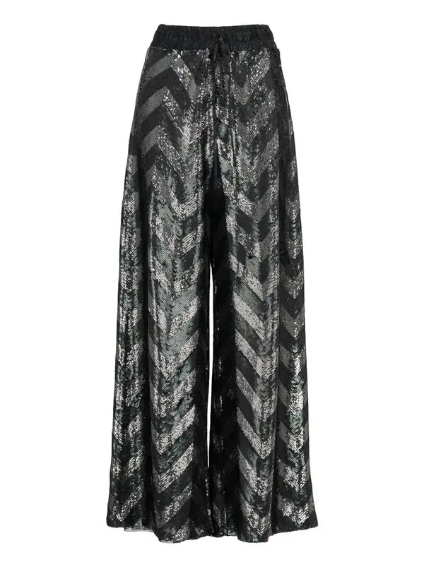 VAZAF Sequin Pants - Silver