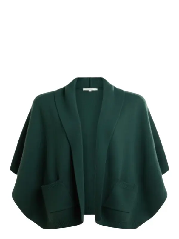 Saachi Open Front Oversized Cardigan Sweater - Green