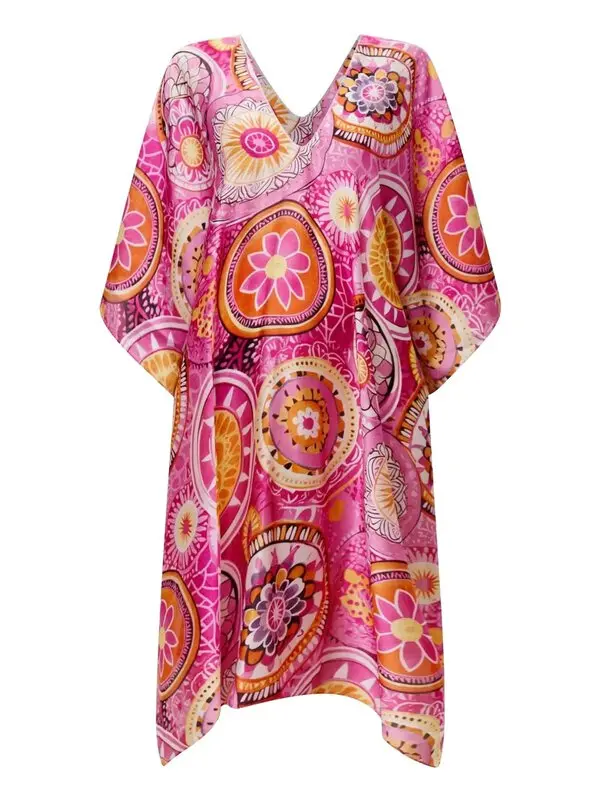 JAMES LAKELAND Mandala Print Kaftan - Pink