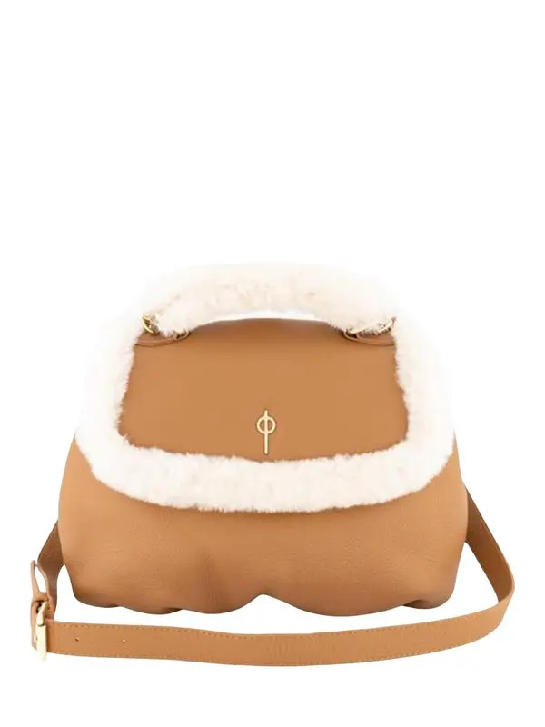 OTRERA Fluffy Rita Crossbody Tan - Brown