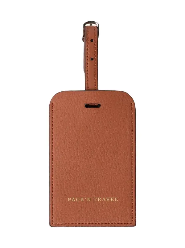 PACK'N TRAVEL Luggage Tag - Brown