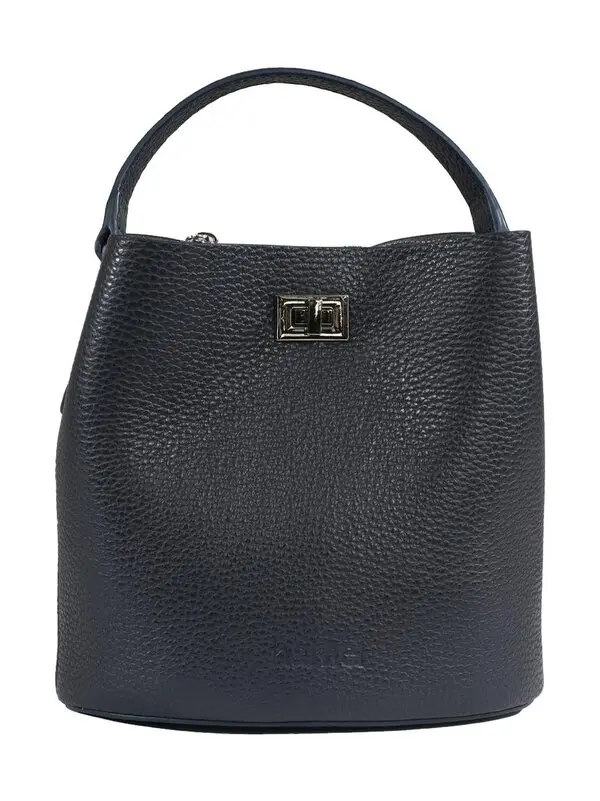 HAMEL ATELIER Riva Leather Crossbody Bag Navy - Blue