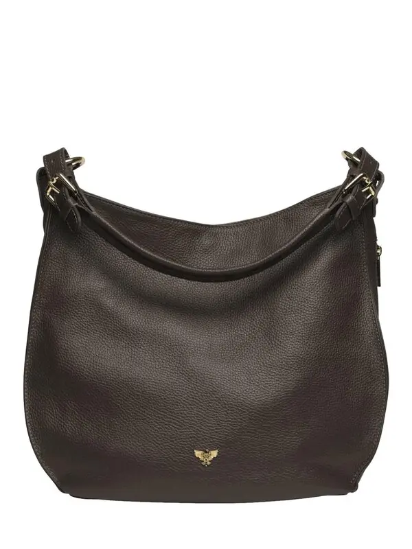 APATCHY LONDON The Harriet Chocolate Leather Bag - Brown