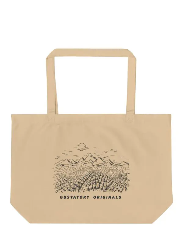 ANCHOR & CREW Neutrals Neutral Gustatory Originals Colombia Recycled Cotton Large Tote Bag - Brown