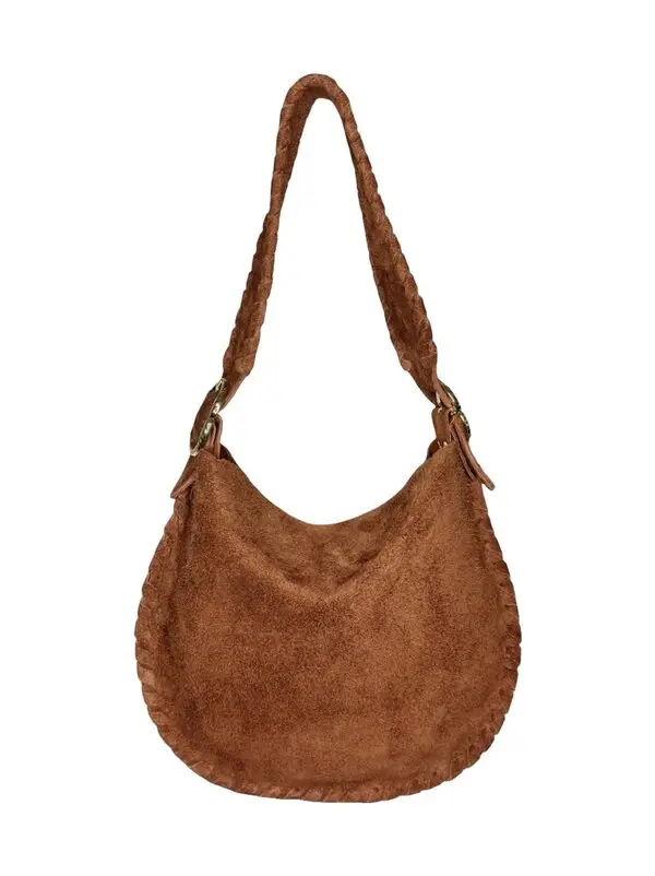 RUJ HERITAGE Hobo Bag Suede - Brown